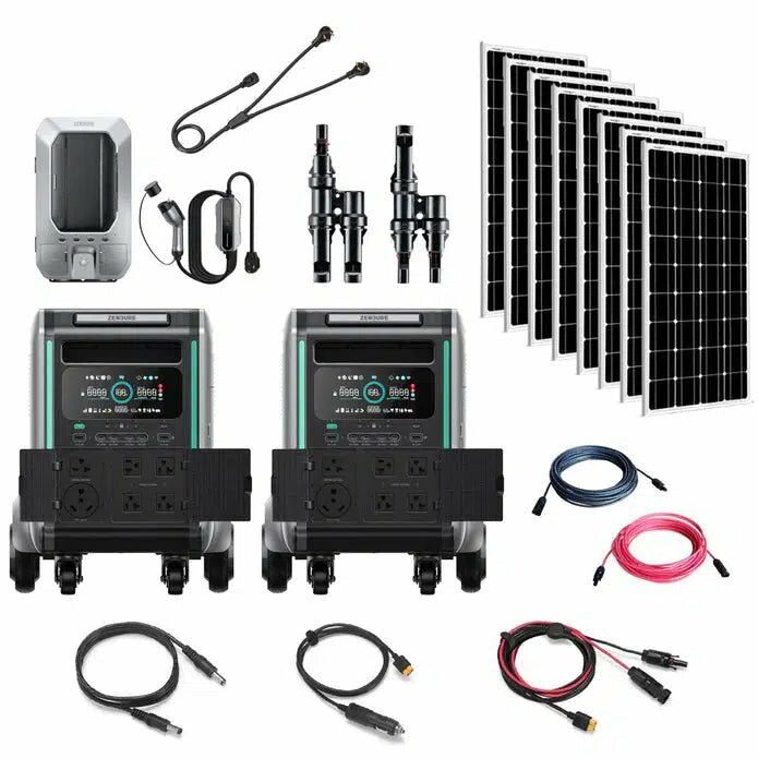 Zendure | Superbase V6400 7,200W 120/240V Portable Power Station Kit ...